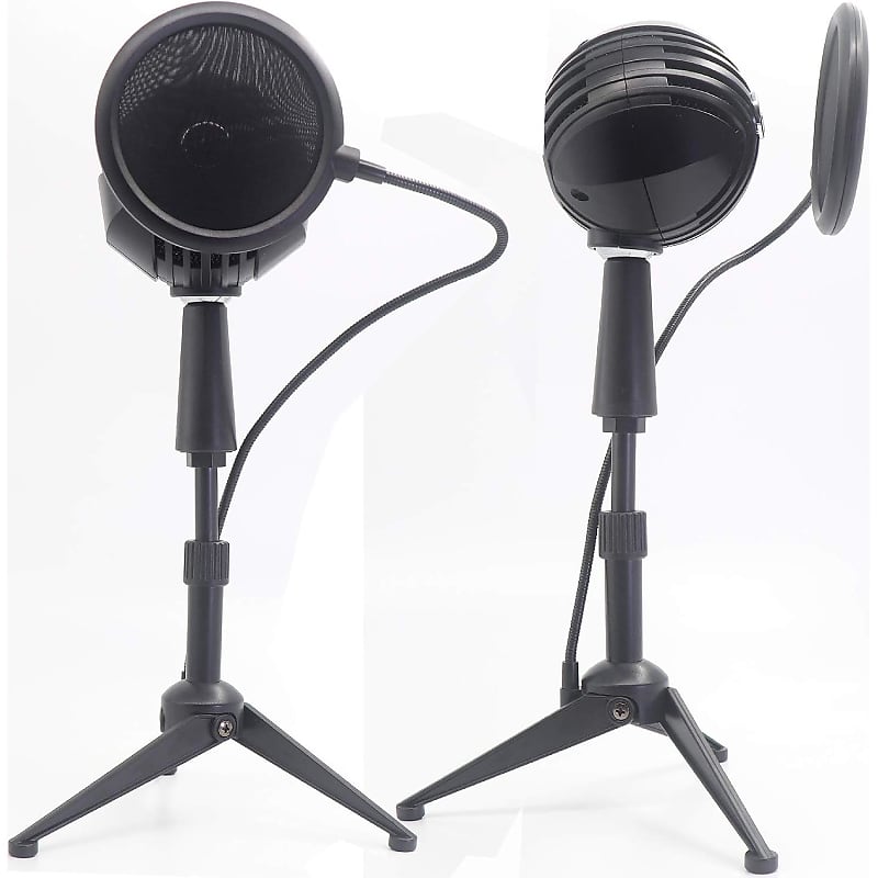 Desktop Microphone Tripod Suspension Stand With Shock Mount | Reverb