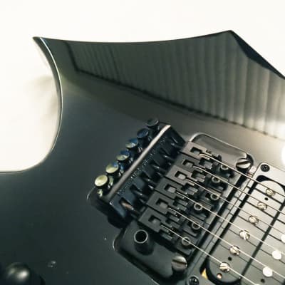 B.C. Rich Warlock Widow Platinum -2002 MIK Black. Upgraded. | Reverb