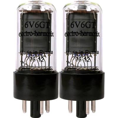 Electro-Harmonix 6V6GT Matched Pair Tube Set | Reverb
