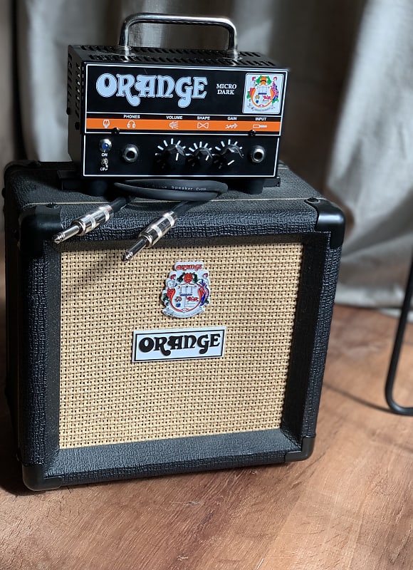 Orange Micro Dark 20-Watt Mini Stack | Reverb
