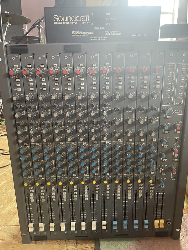 Soundcraft Delta 200 channel strips D201 (4 channels) | Reverb