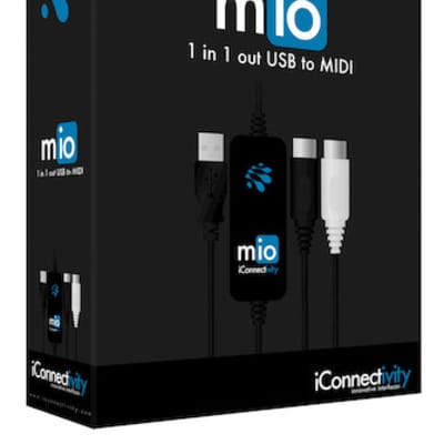 iConnectivity mio 1x1 USB-MIDI DIN-MIDI Interface Bundle with | Reverb
