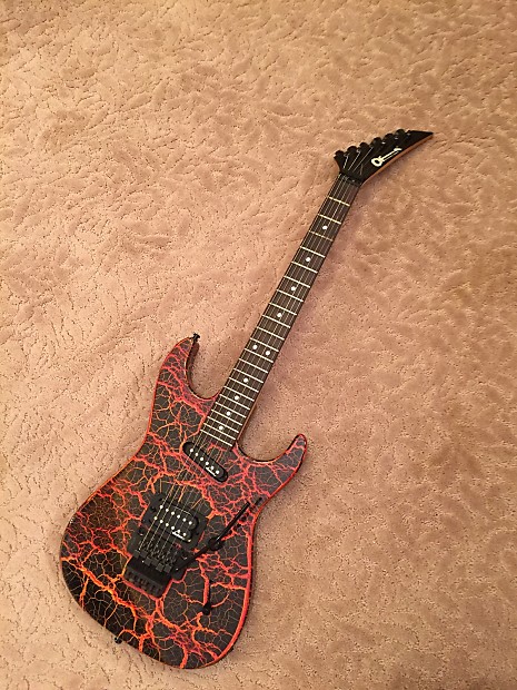 Charvel Jacskon 3DR Predator 1980's FireCrackle floyd rose | Reverb
