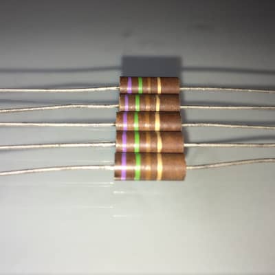 2 Watt Metal Oxide Power Resistor, 750 Ohm, Pkg. of 5 | Reverb