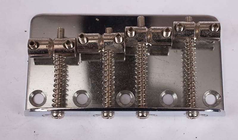 Fender Precision Bass Bridge 1980's - Chrome | Reverb