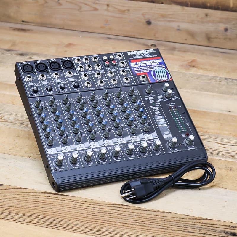 Mackie 1202 VLZ Pro Compact 12-Channel Mixer Mixing Console | Reverb