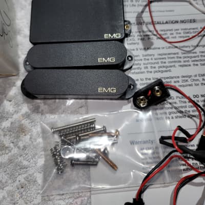 EMG 85/SA/SA active pickups set Humber/Single/Single - Black | Reverb