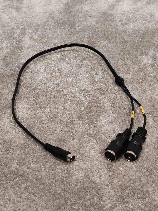 MIDI Breakout Cable 6 Pin Din - MIDI Y Splitter - 50cm | Reverb