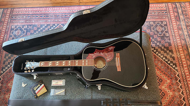 Epiphone Hummingbird Pro Acoustic/Electric Guitar $400 | Reverb