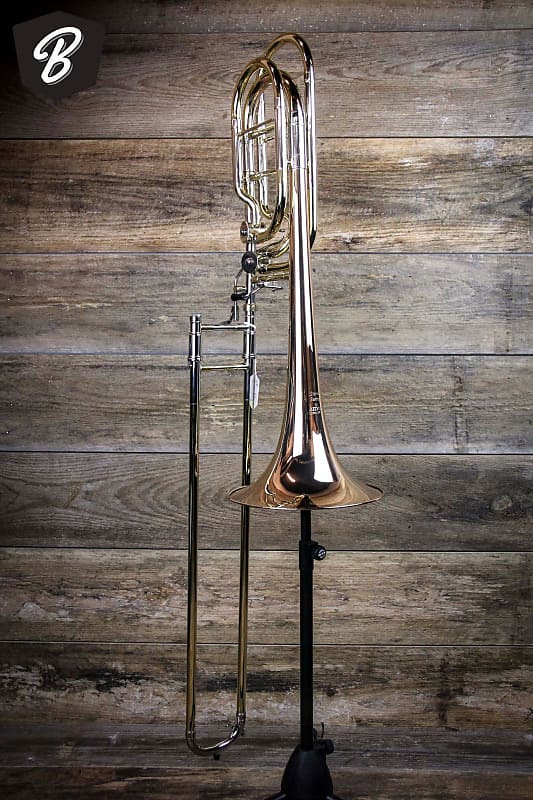 Getzen 1052-FDR Bass Trombone w/Hardshell Case | Reverb