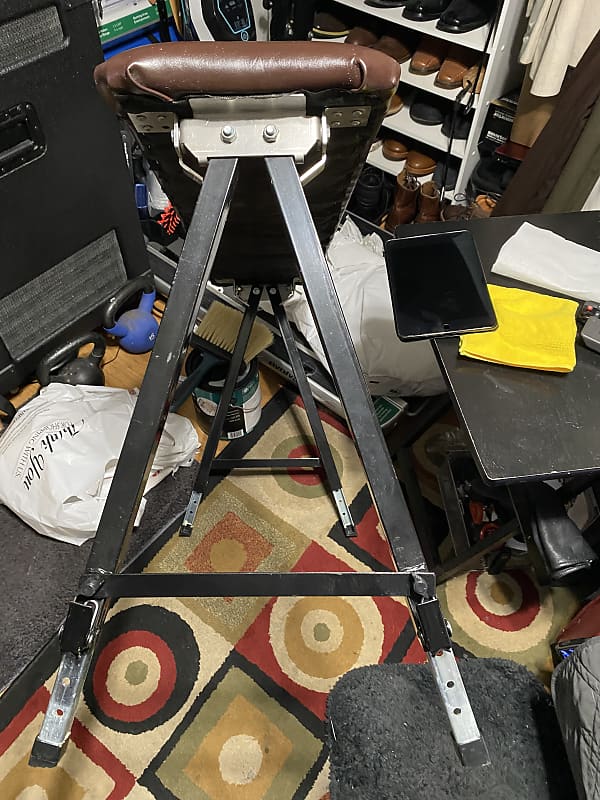 JG tech Organ Bench Mid 20s - Fax Leather & Steel | Reverb