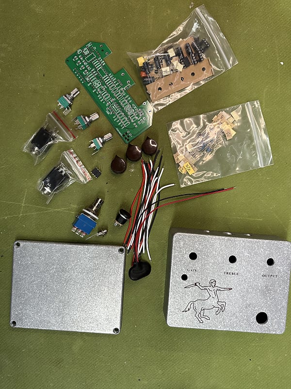 Klon Klon Centaur clone DIY kit Grey silver 2024 - Grey | Reverb