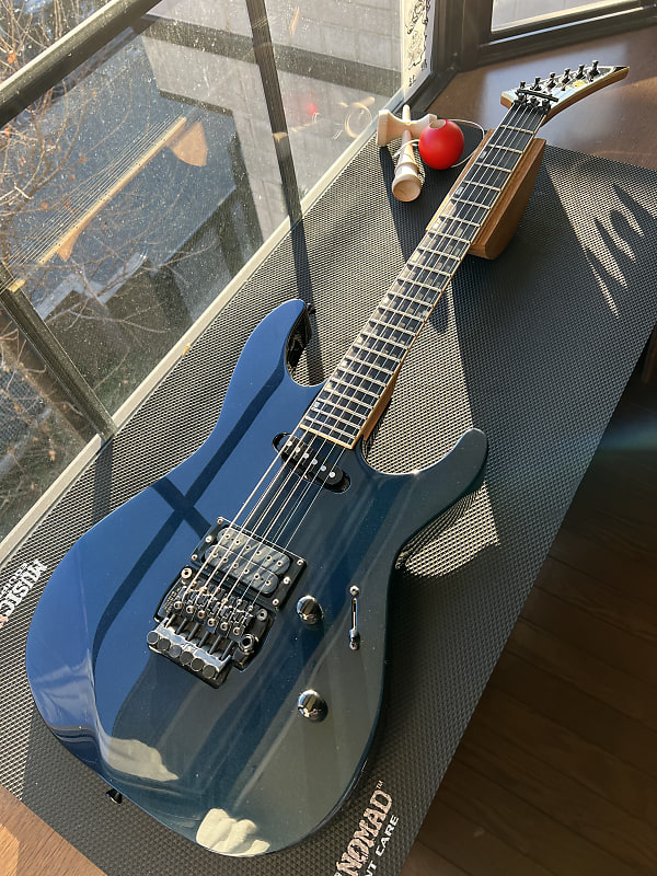 ESP Mirage Deluxe vintage 80s - Sparkle dark blue | Reverb Canada