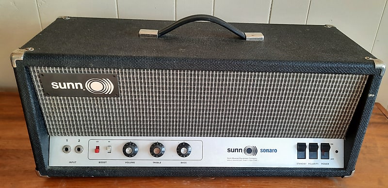 Sunn 0))) Sonaro Tube Guitar/Bass Head 1970 | Reverb Canada