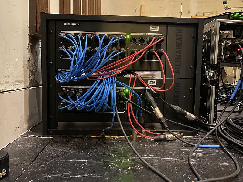 Allen & Heath SQ-6 Digital Mixer and DX168 Audio Rack Black | Reverb