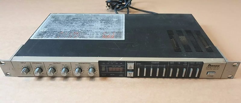 Vintage Ibanez Dmd2000 Digital Delay Rack USA Plug (120V) | Reverb