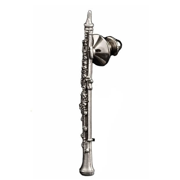 Harmony Jewelry Pin | Oboe | Pewter | Reverb