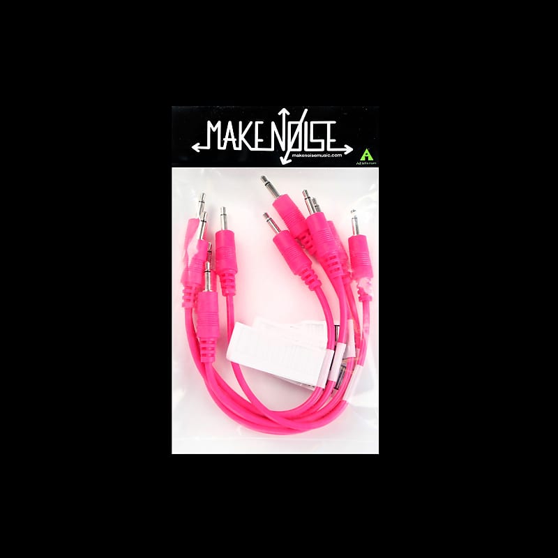 Make Noise - Hot Pink Cables 6" | Reverb