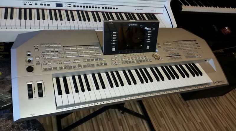 Yamaha Tyros 2 Silver workstation keyboard | Reverb Australia