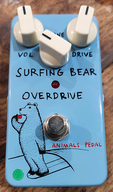 Animals Pedal Surfing Bear Overdrive Pedal Japan | Reverb Canada