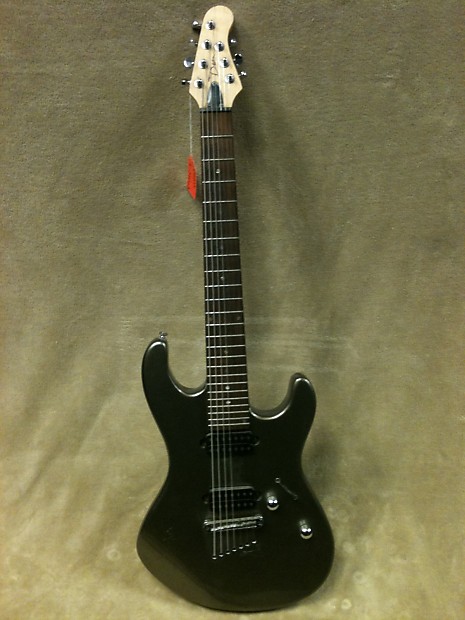 Dean 7 String Electric Guitar SIlver | Reverb