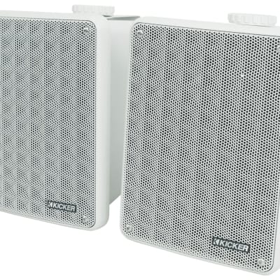(4) Kicker KB6 6.5" Grey Indoor/Outdoor Home Theater | Reverb