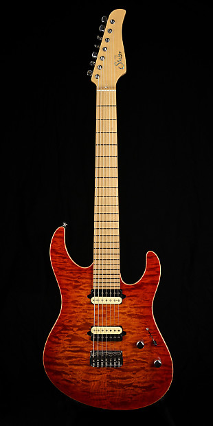 2012 Suhr Modern 7 String Fireburst | Reverb