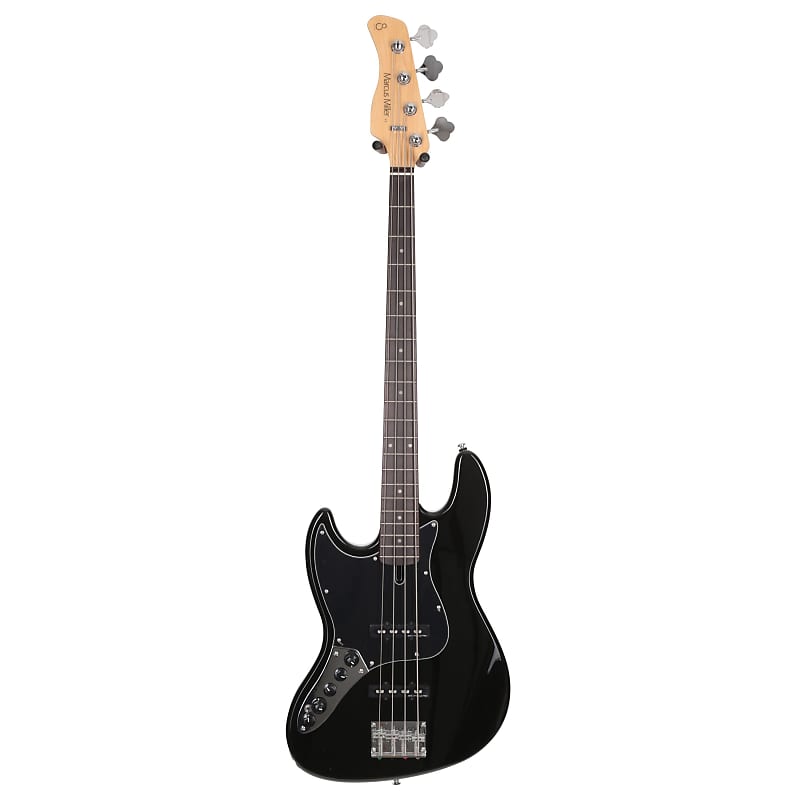 Marcus Miller V3-4 LH BK RN Black - guitare basse gaucher | Reverb
