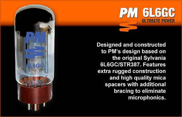 PM Components 6L6GC Premium - matched pair | Reverb