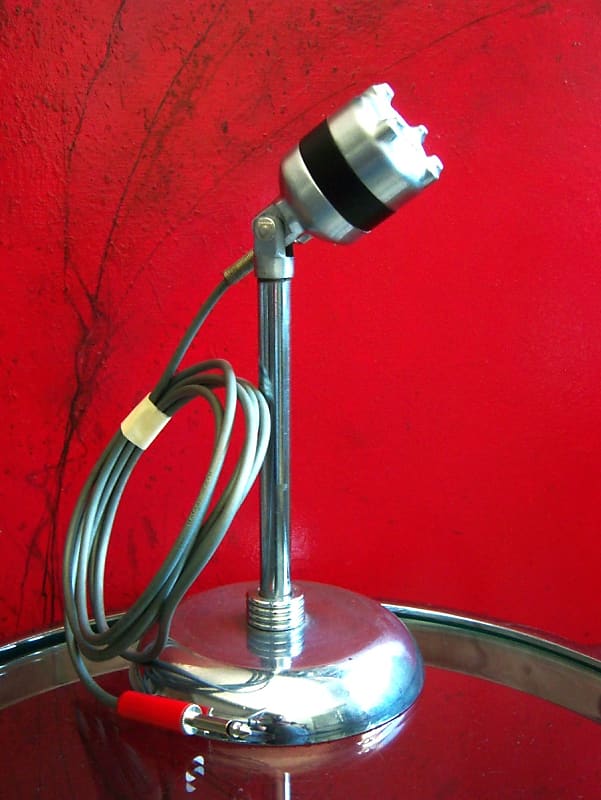 Vintage American D4T dynamic microphone harp mic Hi Z w | Reverb