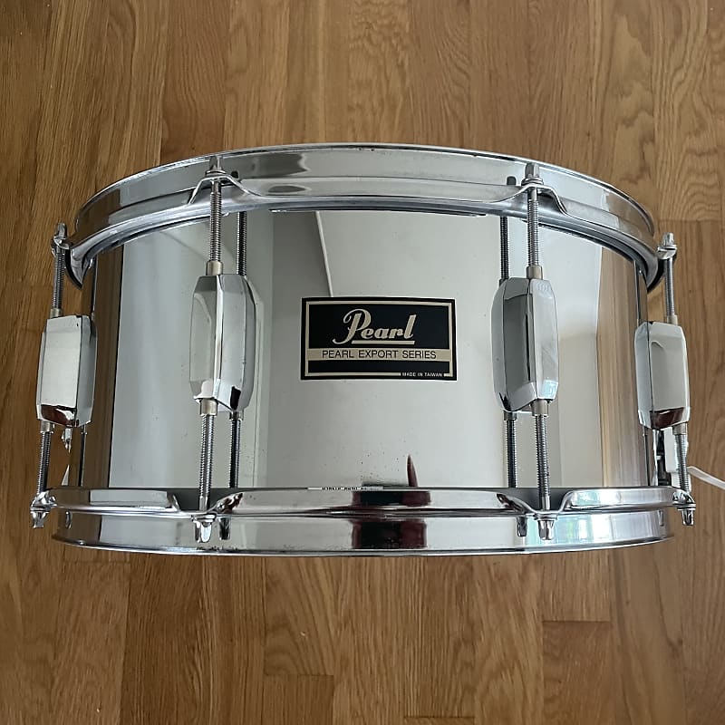 Pearl 6.5x14 Export Series Snare Drum Steel Shell 1980s/90s | Reverb