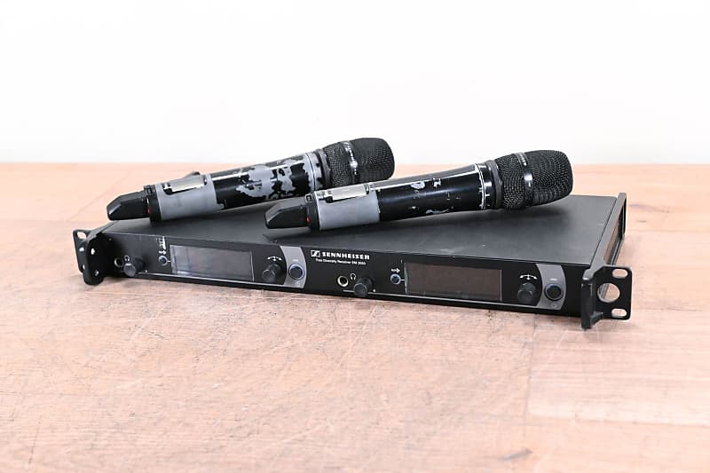 Sennheiser EM 2050 Wireless Receiver with two Handhelds - | Reverb