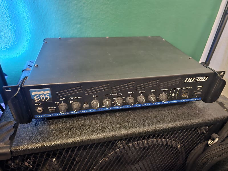 EBS HD360 Bass Amp Head Rack Mount | Reverb
