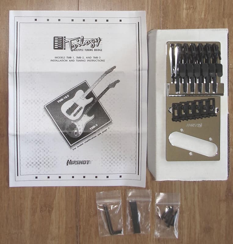 Hipshot® Trilogy TMB2 Multiple Tuning Tele Bridge~4 Hole | Reverb