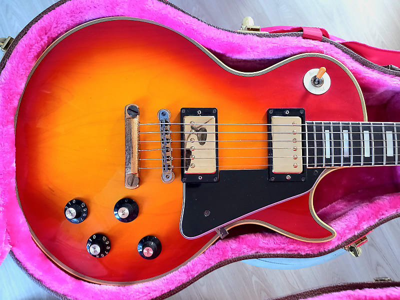 Greco Super Real EG 1000 C Custom 1981 Sunburst Red Les Paul | Reverb
