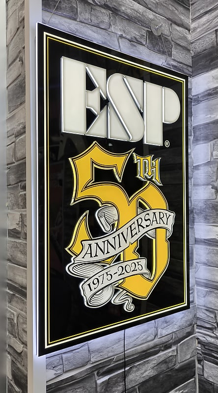 ESP LTD Led sign 50th anniversary 2025 | Reverb