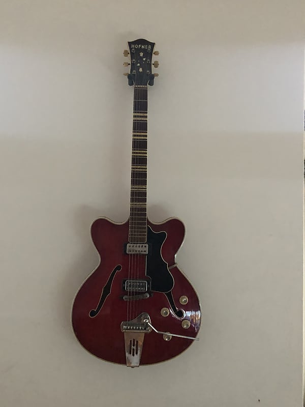 Hofner Verythin 4573 1964 - Cherry Red | Reverb