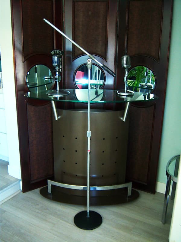 Vintage 1970's Atlas Sound MS12C microphone floor stand w | Reverb