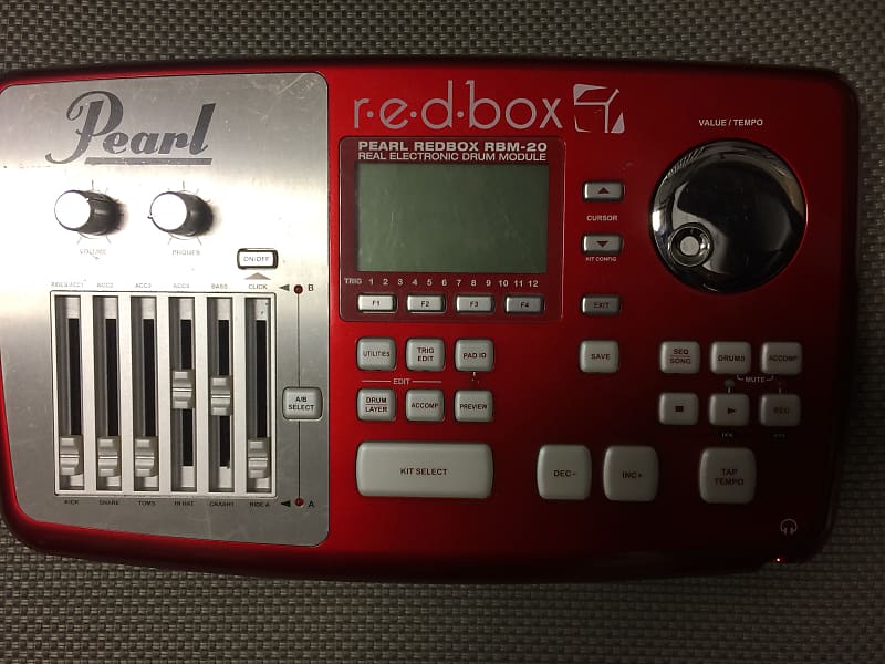 Roland R.E.D. Box Electronic Drum Module Red, plus heads, | Reverb