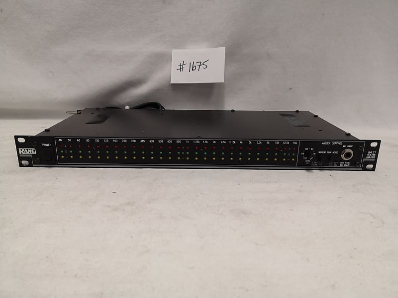 Rane RA27 Realtime Analyzer #1675 Good Used Working | Reverb Canada