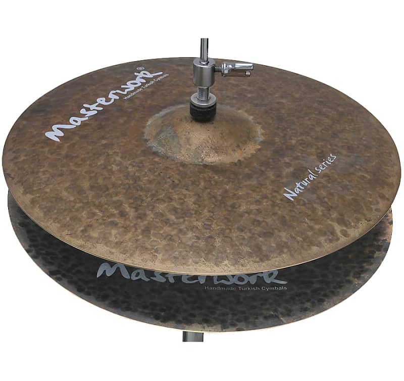 Masterwork 17" Natural Heavy Hi-Hats (Pair) | Reverb