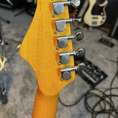 Spectrum Stratocaster flame maple top Sunburst | Reverb