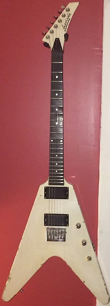 Larrivee Flying V - Made in 80's. White, No Case | Reverb