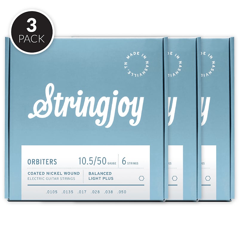 Stringjoy Orbiters | Balanced Light Plus Gauge (10.5-50) | Reverb