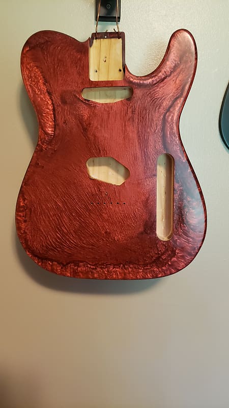 Unbranded, Tele style, Epoxy shell coating over a pine wood | Reverb