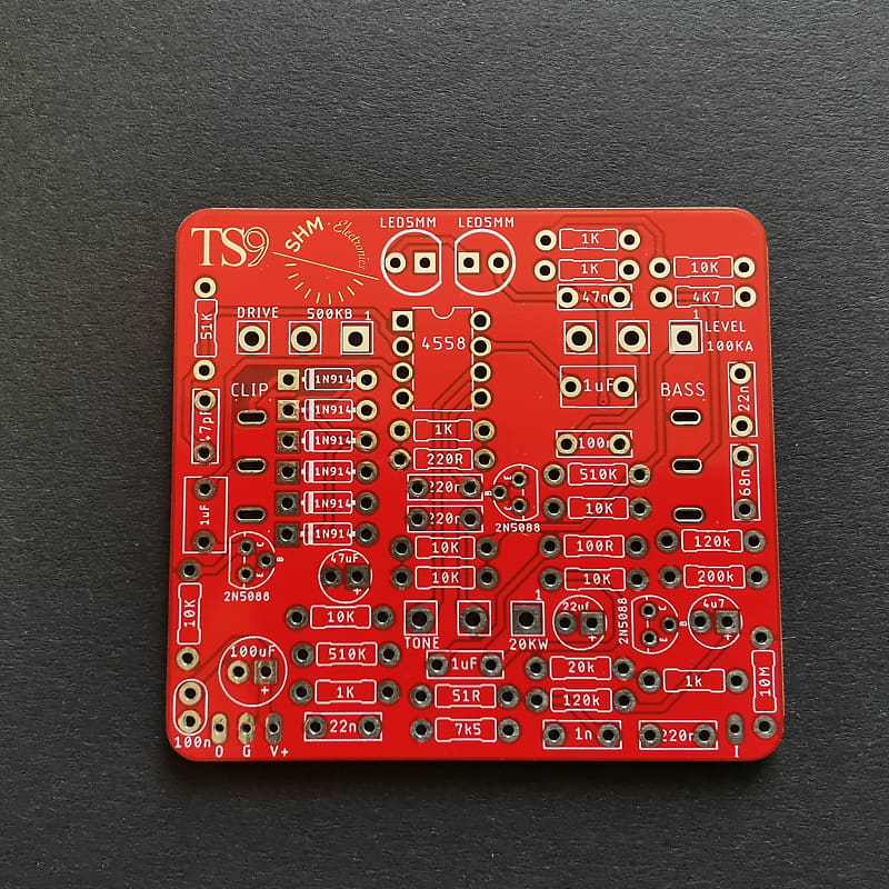 SHM.electronics TS9 PCB | Reverb