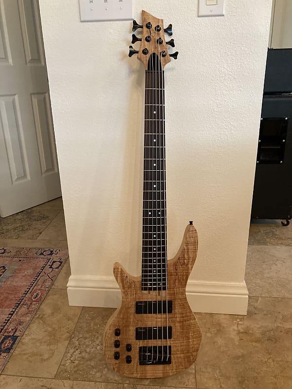Custom Left Handed 6-String Electric Bass Lefty | Reverb