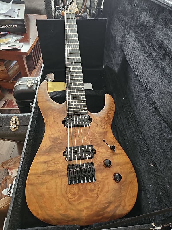 Legator Ninja 300 7-String Baritone - Burl | Reverb
