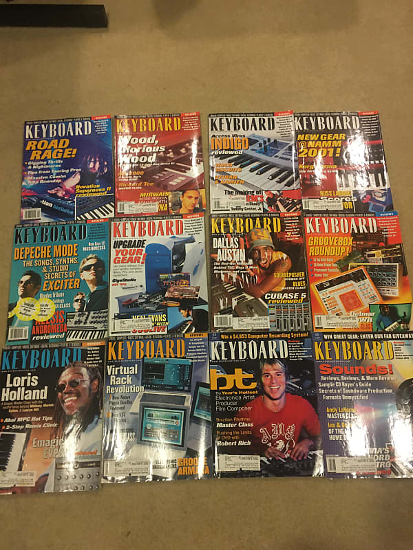 Keyboard Magazine 2001 - All Issues; Jan-Dec. | Reverb