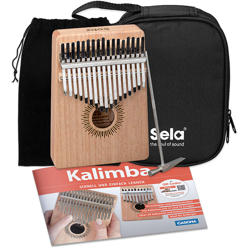 Sela SE 235 Kalimba 17 Set + Bag and Lesson Book | Reverb